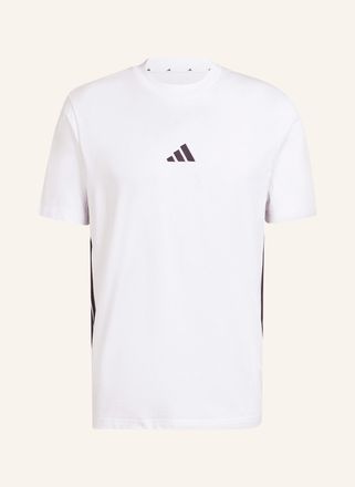 adidas T-Shirt Essentials 3-Stripes weiss