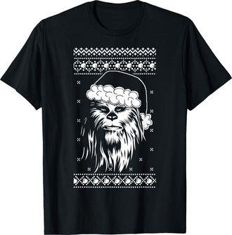 Star Wars Chewbacca H&auml;sslicher Weihnachtspullover Weihnachtsmann-T-Shirt T-Shirt