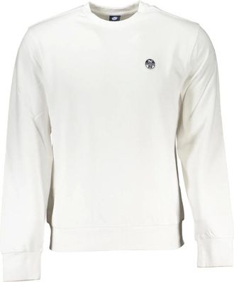 North Sails Homme, Sweatshirts et sweats &agrave; capuche, Blanc, Taille: 3XL SweaT-shirt sans fermeture &eacute;clair