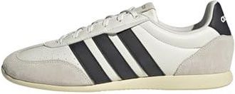 adidas Homme BARREDA LO Shoes, Core White/Core Black/Warm Vanilla, 43 1/3 EU