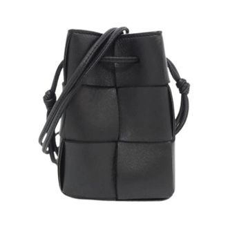 Bottega Veneta Pre-owned Lamb Shoulder Bag - - Pre-owned - Damen - Schwarzk - ONE SIZE