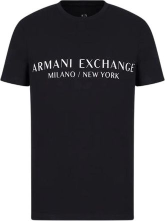 A|X Armani Exchange Logo T-Shirt - - Tops - Herren - Blau - M