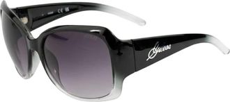 Guess Femme, Accessoires, Noir, Taille: ONE Size Injected Frame Designer Lunettes de soleil