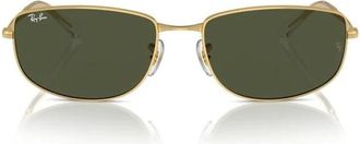 Ray-Ban unisex, Accessoires, Jaune, Taille: 56 MM Rb3732 001/31 Lunettes de soleil