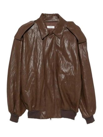 Nina 14.7 Blouson En Cuir - Marron