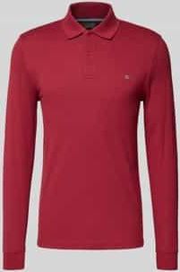 Christian Berg Poloshirt mit Label-Stitching