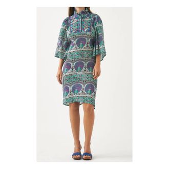 Antik Batik Robe Mini Tala Voile de Coton Antik Batik