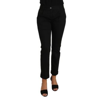 Dolce & Gabbana Damen, Hosen, Schwarzk, XSGr&ouml;&szlig;e