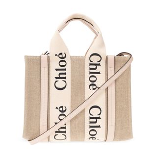 Chlo&eacute; Woody Small Schultertasche - - Bags - Damen - Beige - ONE SIZE