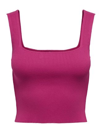 Only Onltatianna Sl Cropped Square Neck KNT