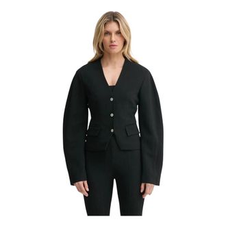 Nanushka Kiyo Blazer - - Jackets - Damen - Schwarzk - S