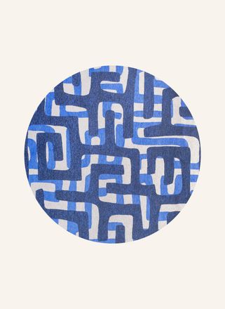 Louis De Poortere Louis De Poortere Teppich Craft Kuba blau