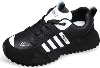 Generic Eestfy Baskets Homme Grande Taille d&eacute;contract&eacute;es, Tige PU avec Mesh Respirant, Semelle Souple PVC pour Amorti et Massage, Lacets, Chaussures Basses po