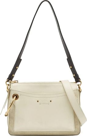 Chlo&eacute; Tasche aus Wildleder mit Ringdetail - Wei&szlig;