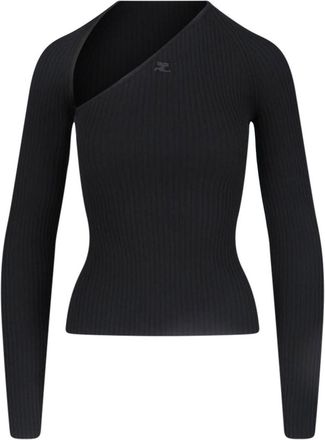 Courrèges Top - Schwarz