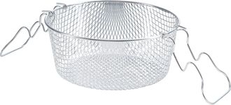 Riess 2737-000, Einsatz für Pommes-frites Pfanne 24, Serie CLASSIC - SCHWARZEMAILLE, Durchmesser 24 cm, Höhe 9,3 cm, Edelstahl