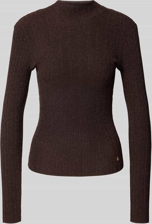 Guess Slim Fit Rollkragenpullover mit Glitzergarn Modell Isabel