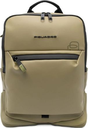 Piquadro Wasserabweisender Laptop-Rucksack 14 - - Bags - unisex - Gr&uuml;n - ONE SIZE
