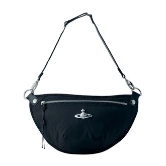 Vivienne Westwood Homme, Sacs, Noir, Taille: ONE Size City Crossbody Bag