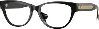 Versace Femme, Accessoires, Noir, Taille: 52 MM Ve3389U Optical Frame