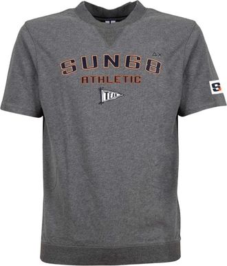 Sun 68 T-Shirts - - Tops - Herren - Grau - M