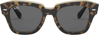 Ray-Ban Lunettes de soleil State Street - Femme - Accessoires - Brun - Taille: 52 MM