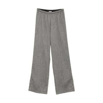 Forte_Forte Weite Hosen - - Trousers - Damen - Schwarzk - XL