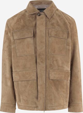 Yves Salomon Veste en daim Yves Salomon