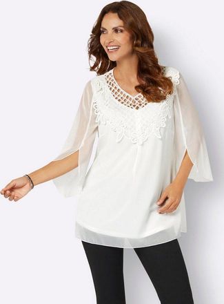 Witt Klassische Bluse Spitzentunika