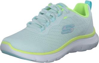 Skechers Femme Flex Appeal 5.0 New Path Basket, Mint Mesh/Multi Trim, 39.5 EU