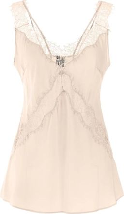 Pinko Pinko, Femme, Blouses et Chemises, Rose, Taille: 40 FR Lydia Viscose Twill Top