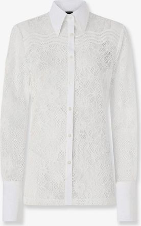 Pinko Coline lace shirt - PINKO - gender_Woman