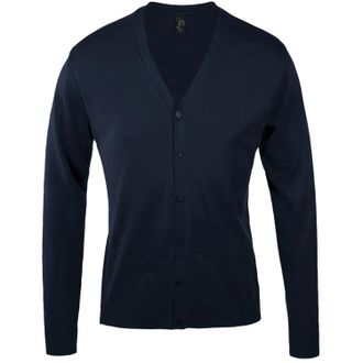 SOLS Golden Strickjacke V-Ausschnitt f&uuml;r Herren (Marineblau)