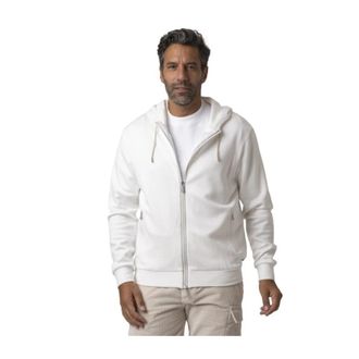 Eleventy Full-Zip Hoodie - - Sweatshirts & Hoodies - Herren - Wei&szlig; - 2XL