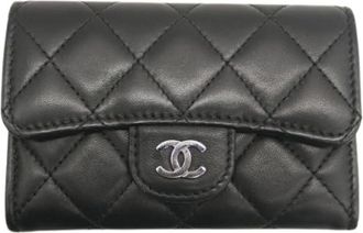 Chanel Pre-owned Card Case - Femme - Pre-owned - Noir - Taille: ONE Size