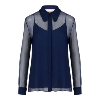 Iceberg Femme, Blouses et Chemises, Bleu, Taille: 36 FR Chemises