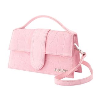 Jacquemus Womens Le Grand Bambino - Jacquemus Leather Pink Calfskin Bags Handbags-Purses