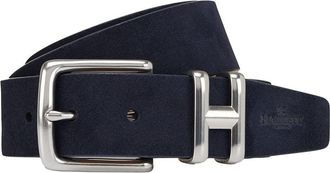 Hackett Mens Suede H Keeper Tom Belt, 595NAVY, 28