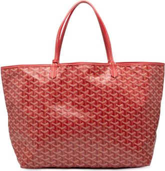 Goyard Shopper - Goyardine Saint Louis GM - Gr. unisize - in Rot - f&uuml;r Damen