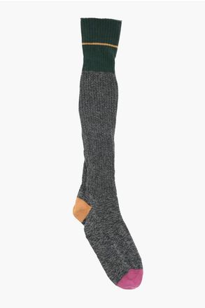 Dsquared2 Long Ribbed Socks with Contrast Detail size L