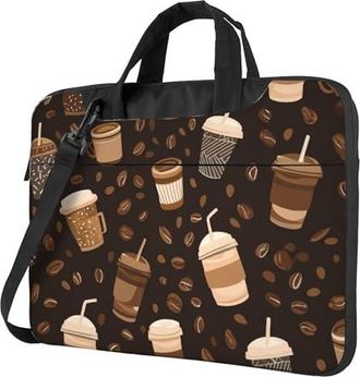 Generic Sacoche pour ordinateur portable de 15,6, avec bandouli&egrave;re, r&eacute;sistante aux chocs, pour homme et femme, multicolore, 15.6 inch