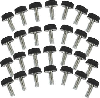 PartyKindom 30 Stück Teiliges Verstellbare Möbel Füße aus Robustem Möbelbein Nivellierer für Tische und Stühle Installieren Schützt Boden und Möbelbeine Langlebig