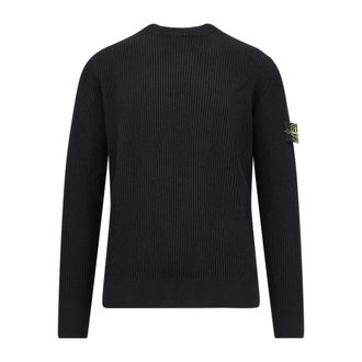 Stone Island Homme, Pulls, Noir, Taille: XL Pull en laine vierge certifi&eacute;e