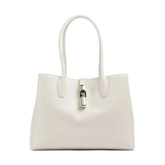 Furla Femme, Sacs, Blanc, Taille: ONE Size Goccia M Tote