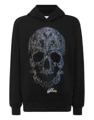 Philipp Plein Fleece Hoodie Sweatshirt Degrade Skull