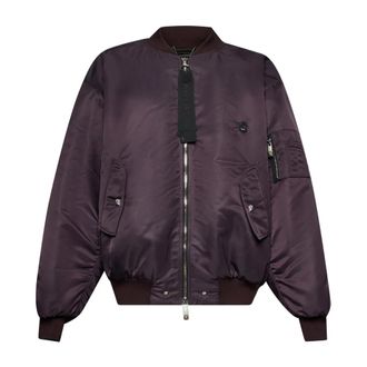 John Richmond Bomberjacke mit Taschen und Frontrei&szlig;verschluss - - Jackets - Herren - Lila - S