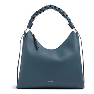 Coccinelle Femme, Sacs, Bleu, Taille: ONE Size Boheme Grana Double Hobo