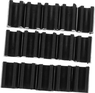 Angoily 100 Stück Förmige Kunststoff Stuhlbeinschoner rutschfeste Stuhlrohrkappen Bodenschutz Stuhlgleiter für Harte Böden Kratzschutz Möbel Fußschutz