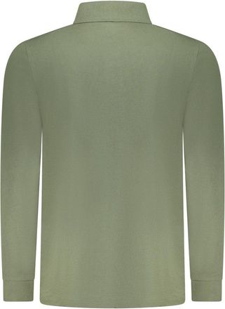 Timberland Cotton Long-Sleeved Polo Shirt - Green