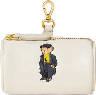 Polo Ralph Lauren porte-cartes à imprimé ourson - Tons neutres